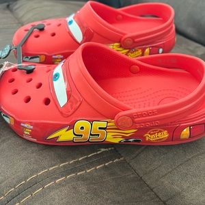 CROCS | Shoes | Crocs Lights Lightning Mcqueen Unisex Men6women 8 New ...